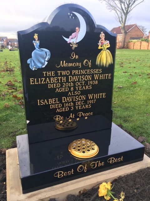 Children's Memorials - Scott Memorials - Headstones | Graves | North East